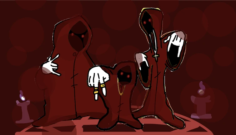 i combined the Shadow Wizard money gang meme with the demonic ritual ...