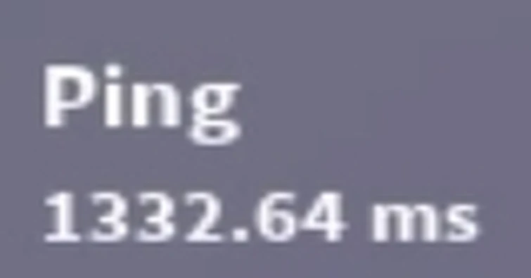 Look at my nice healthy ping | Fandom