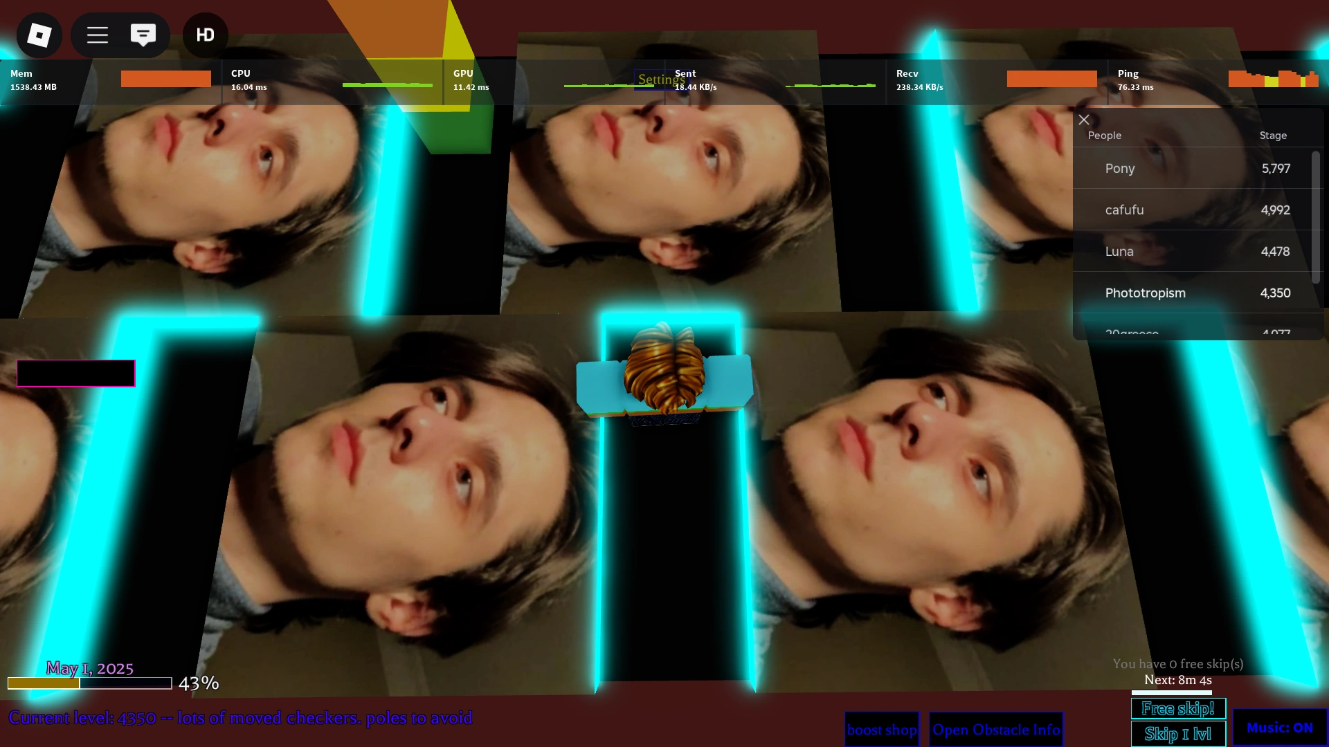 What's the difficulty in EJT terms of this level in Ultimate Obby 2.0 ...