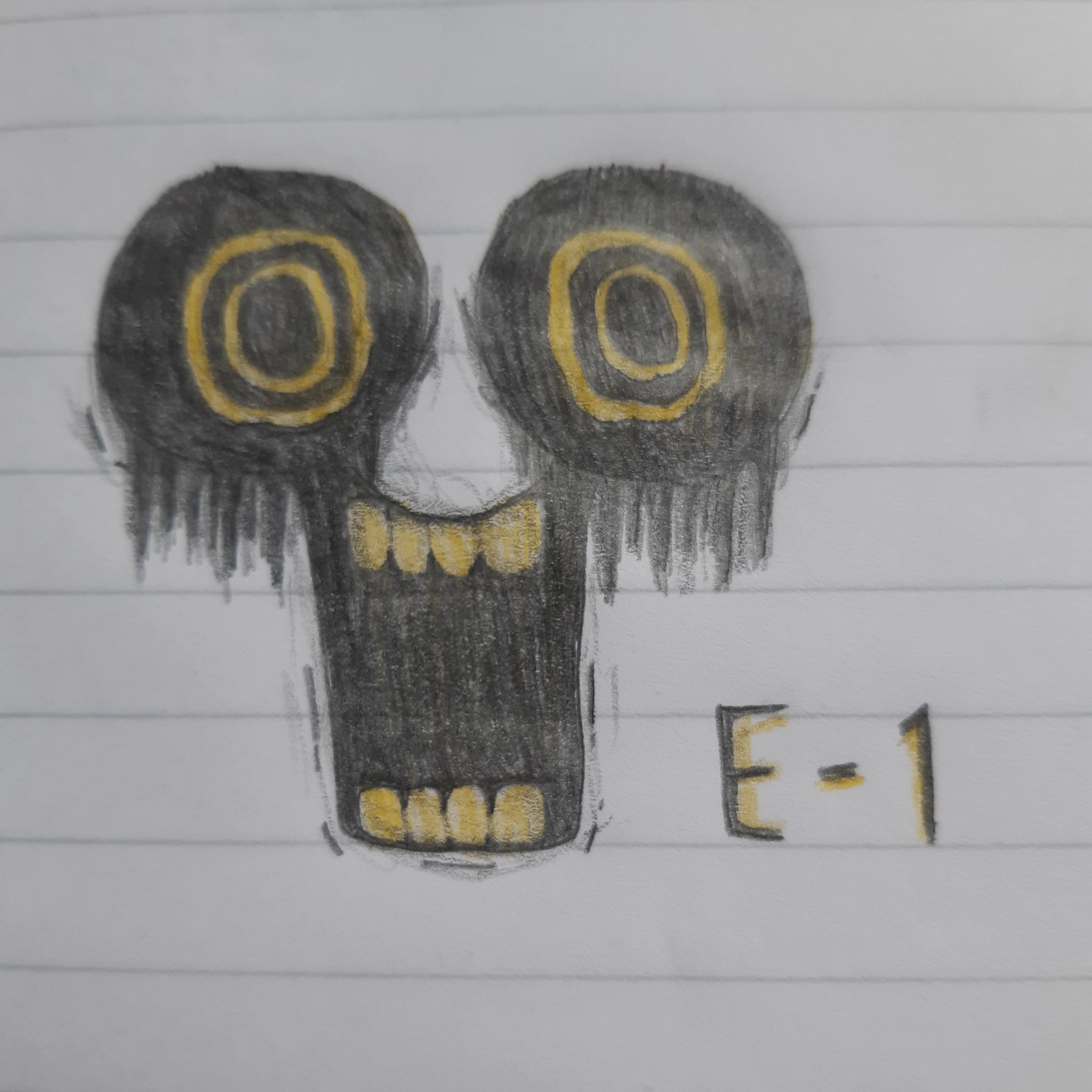 Drawing for E-1 | Fandom