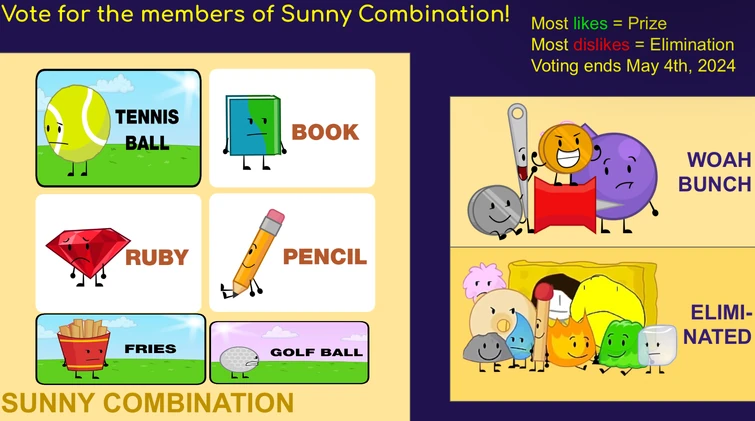 BFDIA 12 Voting Screens (Fanmade) | Fandom