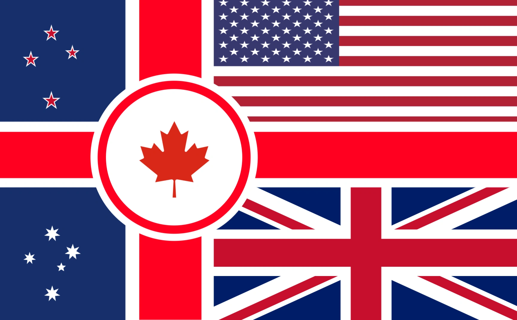 Flag for the Anglo-sphere (This is a JOKE and is not to be taken ...