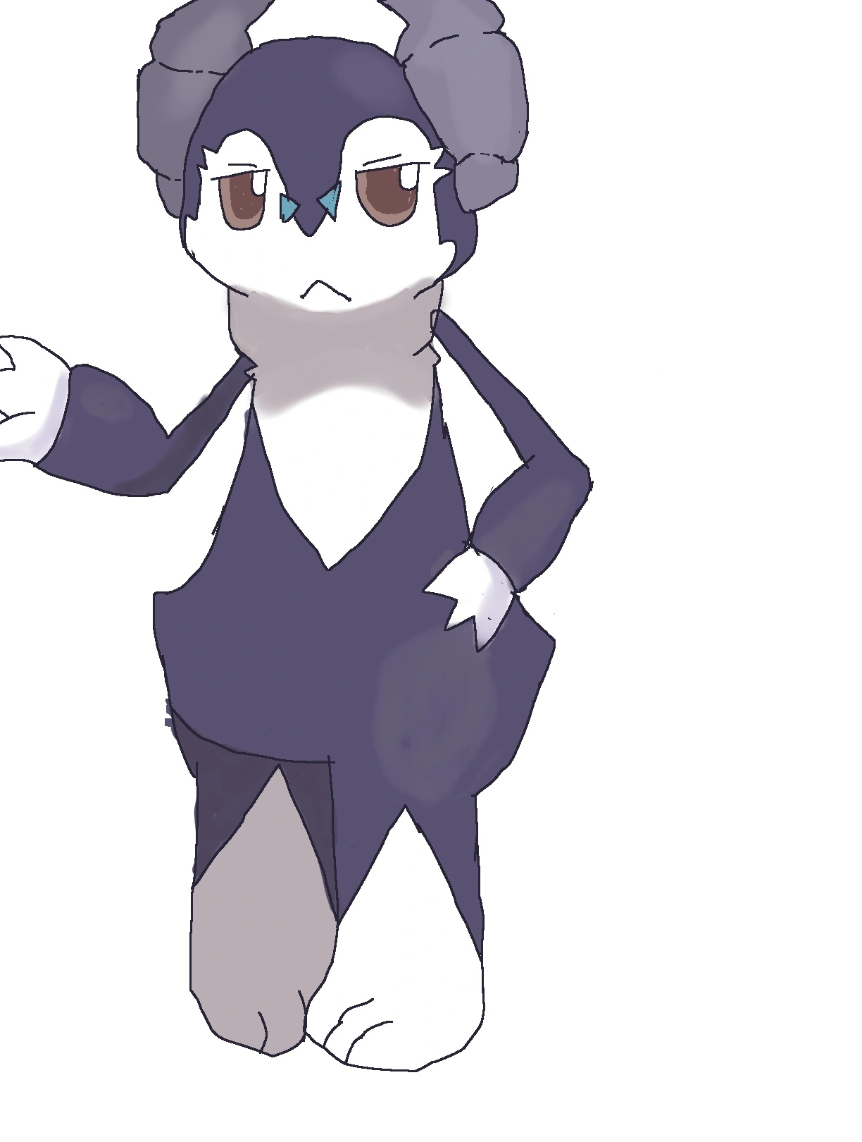 so i tried 2 draw indeedee @_@ | Fandom