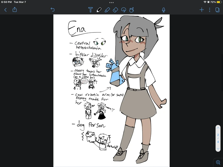 ENA human au #1!! ena herself!! | Fandom