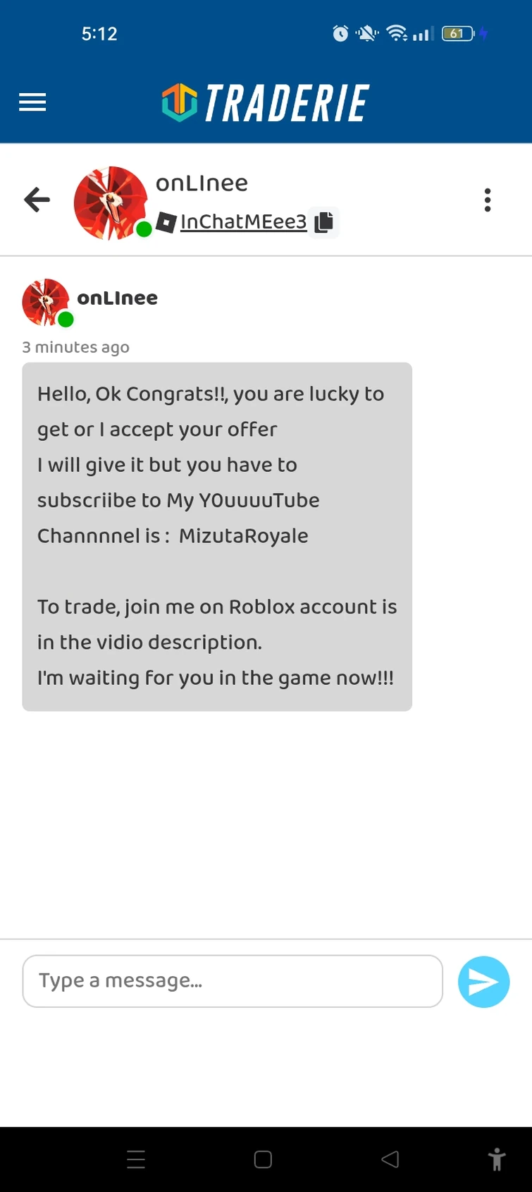 Another awareness for those people using traderie | Fandom
