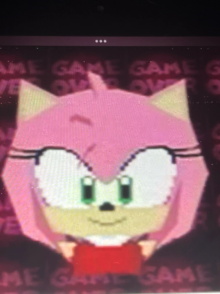 Amy rose in SM64 game over screen | Fandom