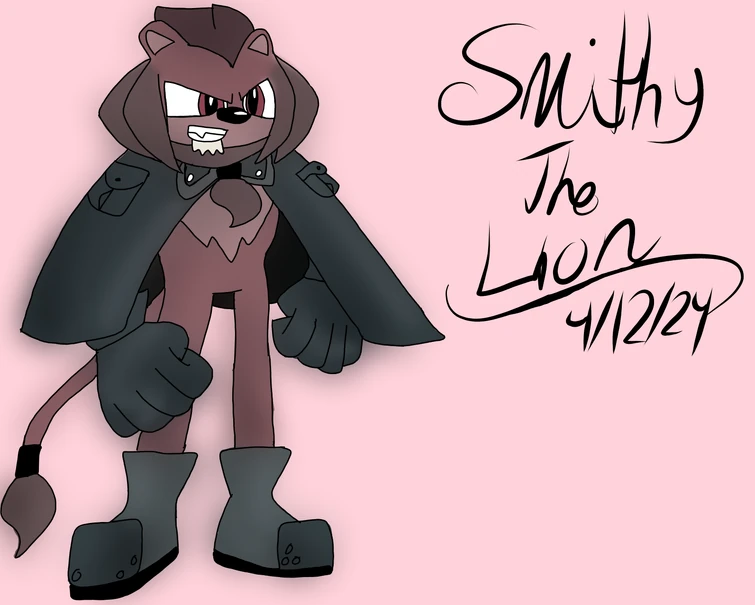 I drew Smithy the lion for the first time! 💜 | Fandom