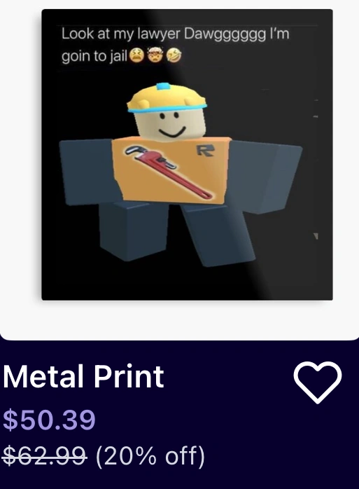 I want to buy Builderman for $50.39 | Fandom