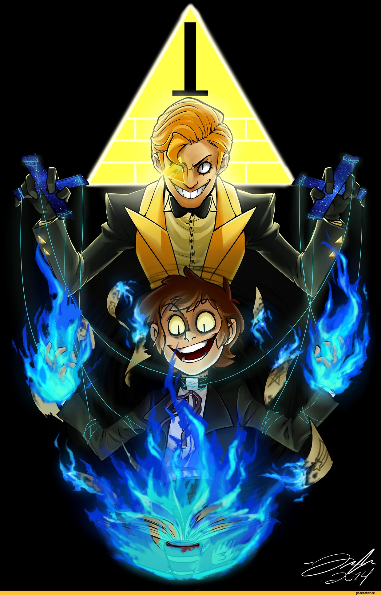 Gravity Falls Bill Cipher Mensch