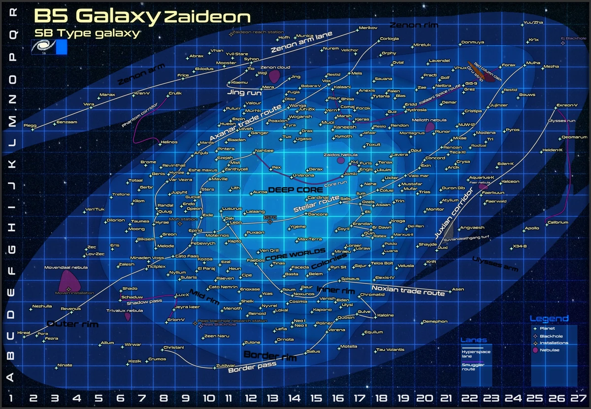 Galactic-map | B5verse Wiki | Fandom