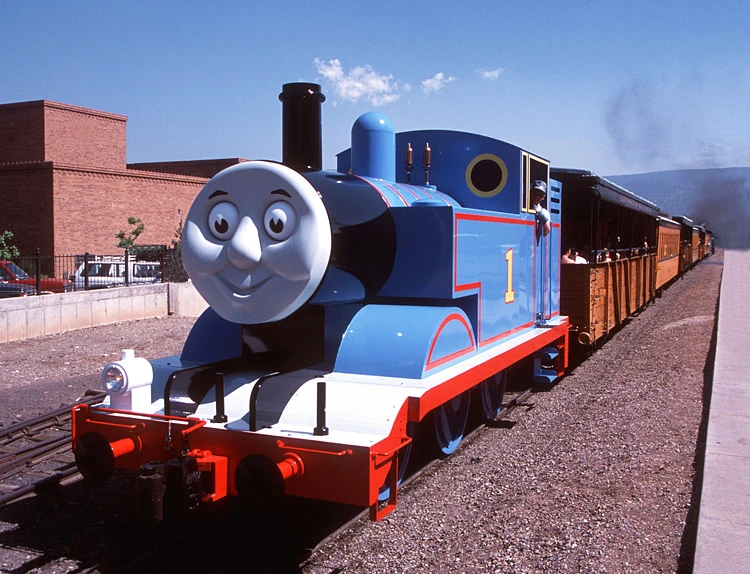 Narrow gauge Thomas dummy at the Durango & Silverton Narrow Gauge ...