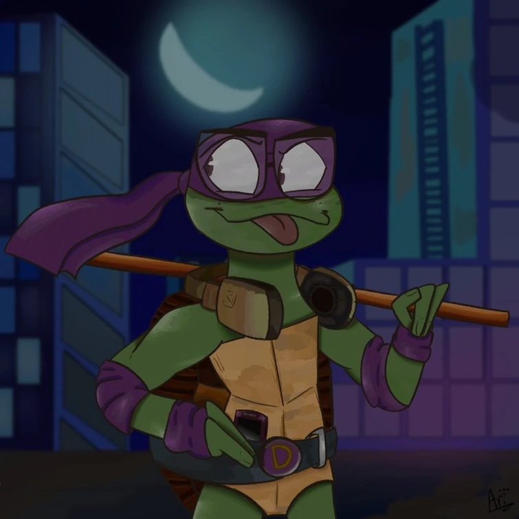 AFTER 7-8 HOURS OF WORK, I PRESENT TO YOU MUTANT MAYHEM DONNIE | Fandom