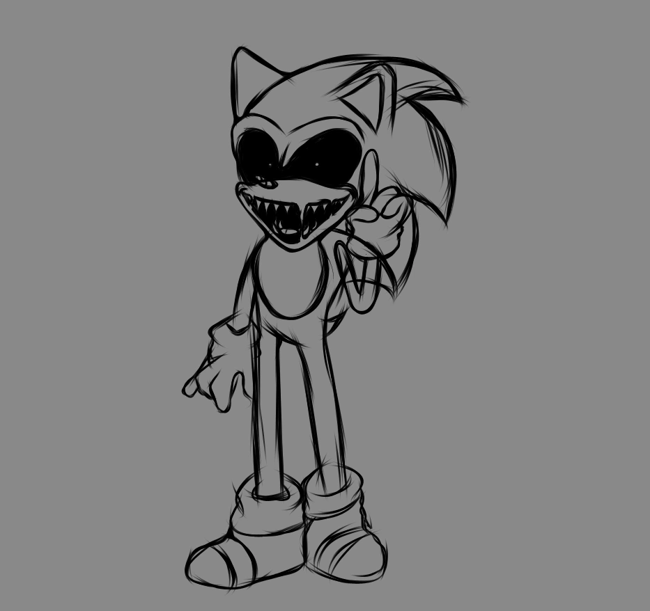 Sonic.exe sketch | Fandom