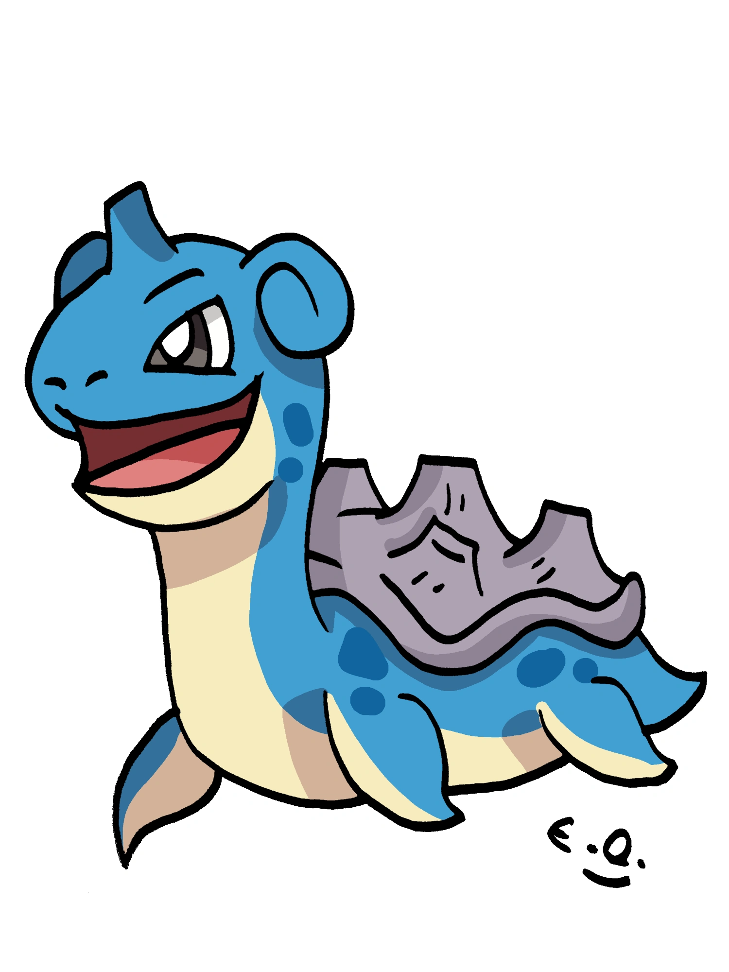 My drawing of Lapras | Fandom