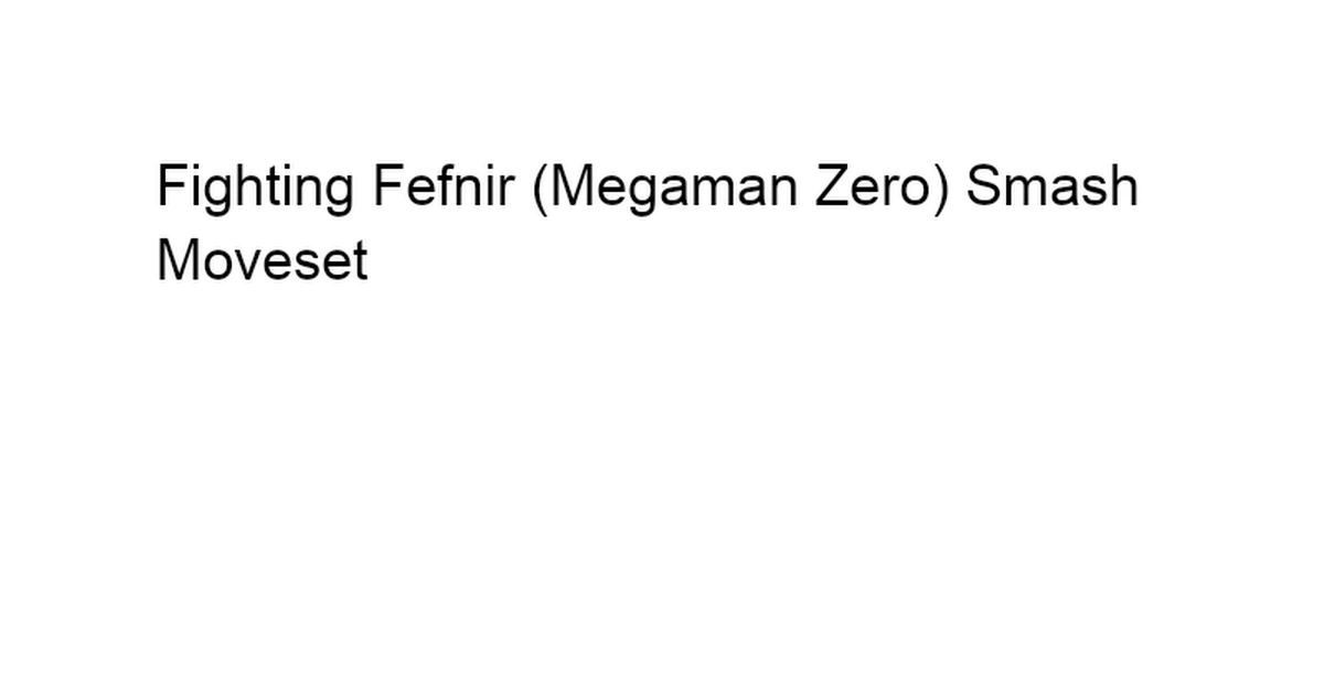 New Moveset Incoming. | Fandom