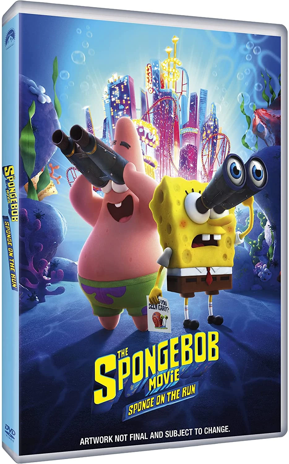 The SpongeBob Movie:Sponge on the Run DVD | Fandom