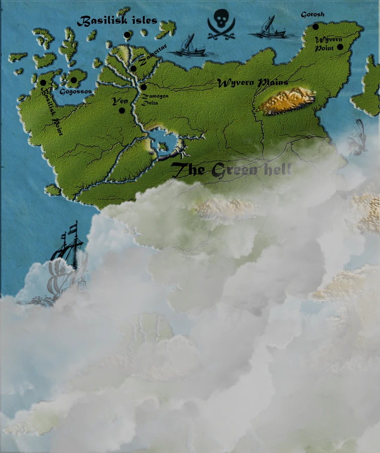 Hola, he creado este mapa de Sothoryos para mi fic!! | Fandom