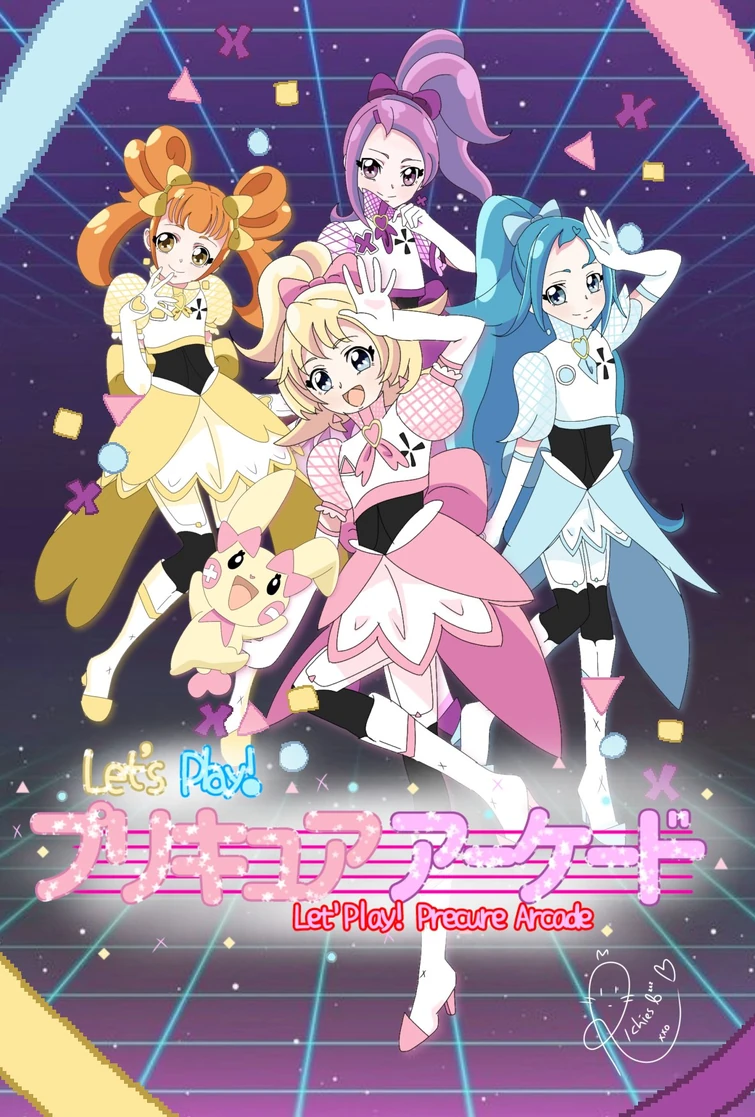 Check out this fanmade poster, Let's Play! Precure Acarde | Fandom