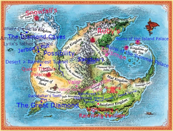 Map of Pyrrhia (Updated for TDG) | Fandom