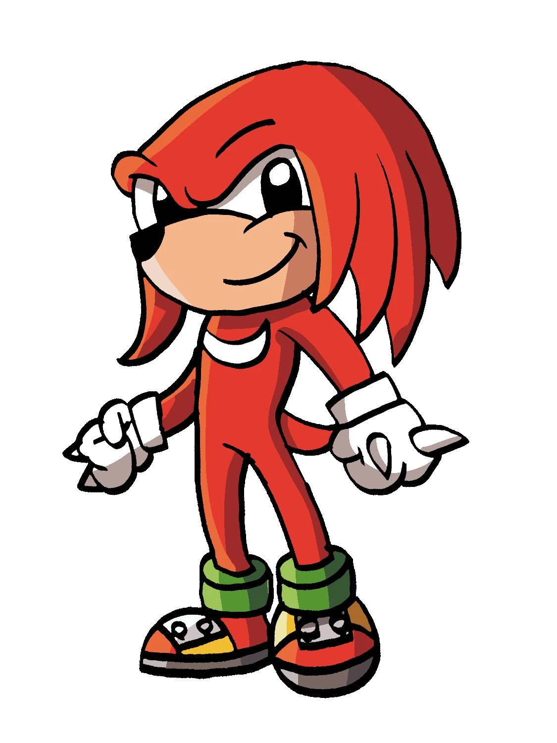 My drawing of Knuckles | Fandom