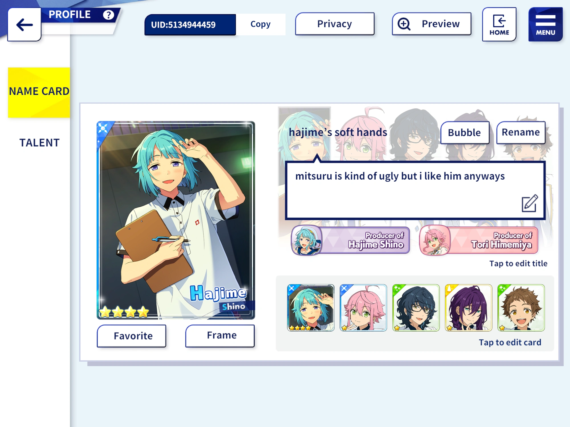 my enstars profile😍😍 | Fandom