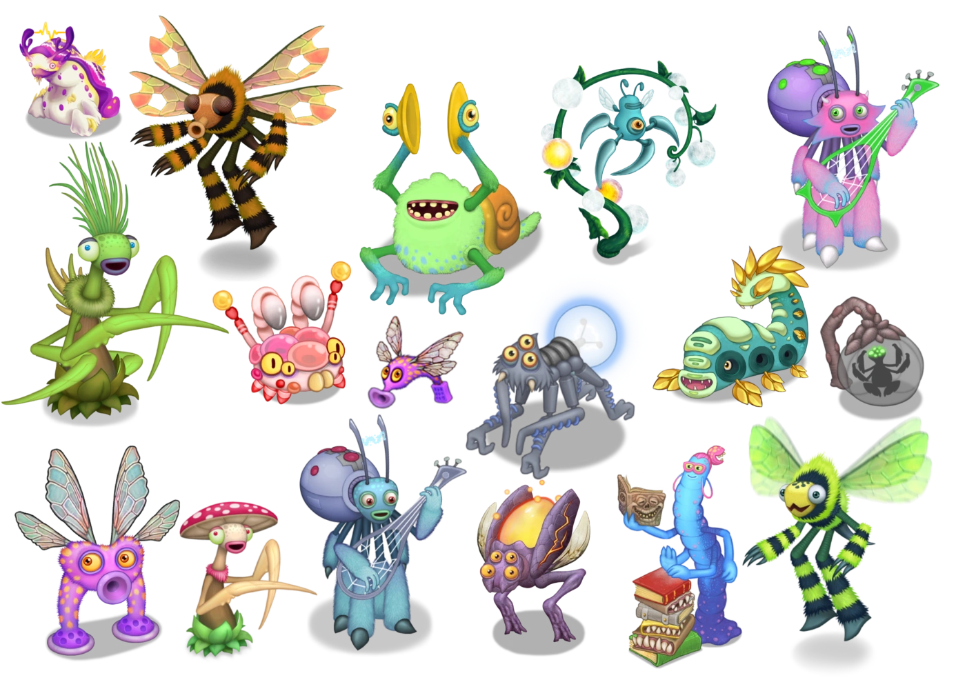 (almost) every bug monster the fire haven mythical could be similar to ...