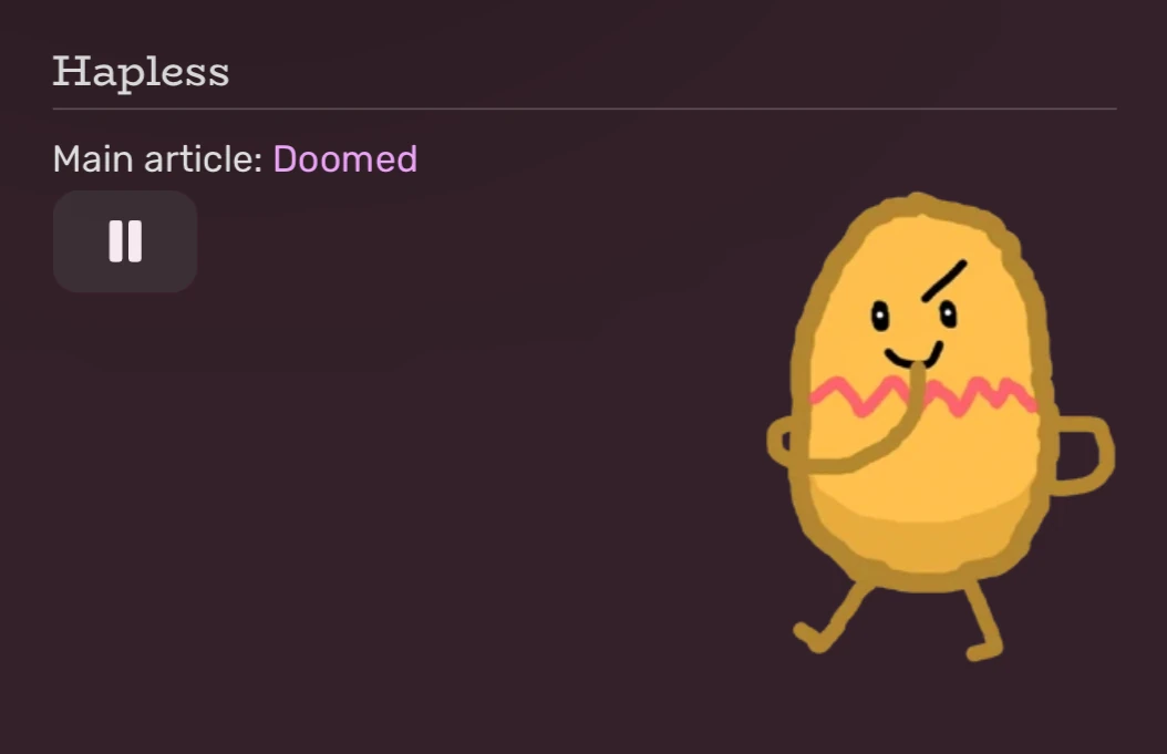 Ah yes, Hapless is Doomed | Fandom