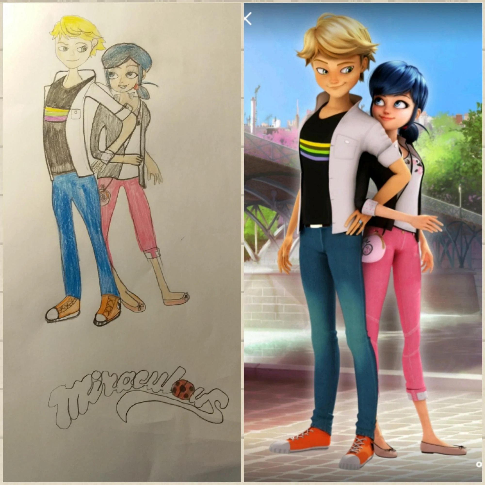 My Adrienette drawing. . I looove this pictire, so much ?? Hope you ...