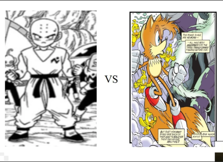 The Non Ultimate showdown Krillin vs Tails(ALL VERSIONS) | Fandom