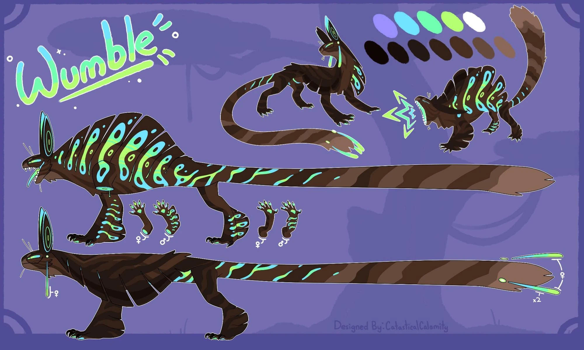 Day 1 of making a post with the creature concepts that I want to be ...
