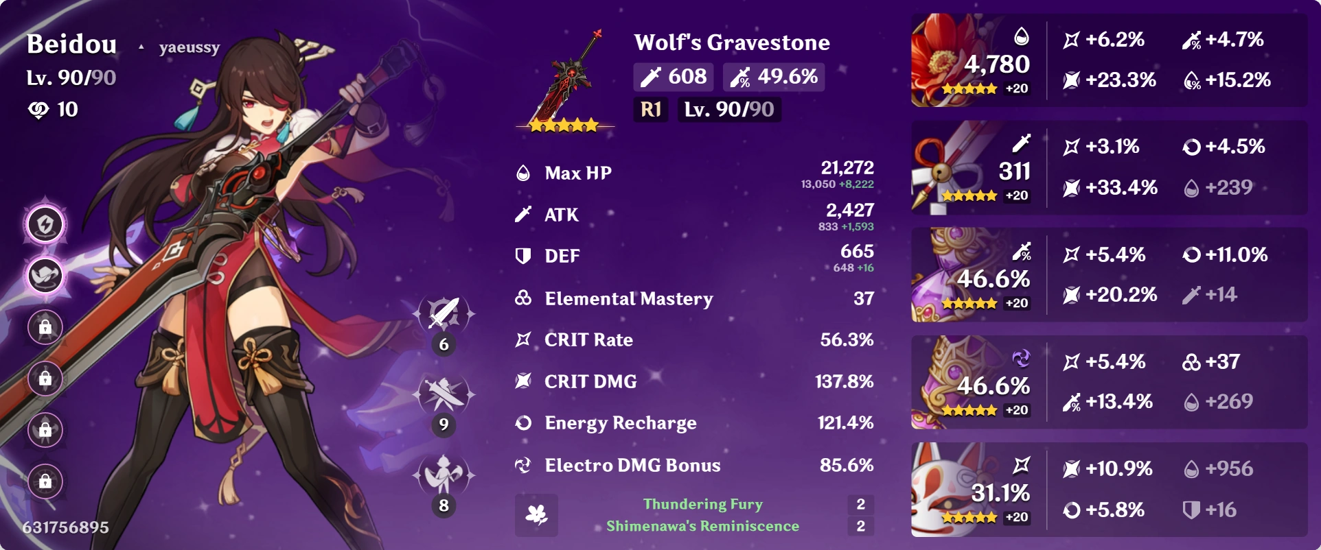 rate my beidou build (wip) | Fandom