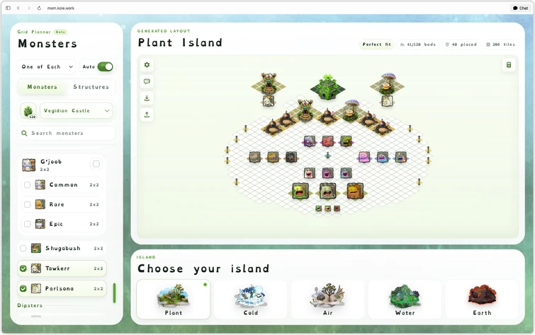 I made a free island grid plan generator | Fandom