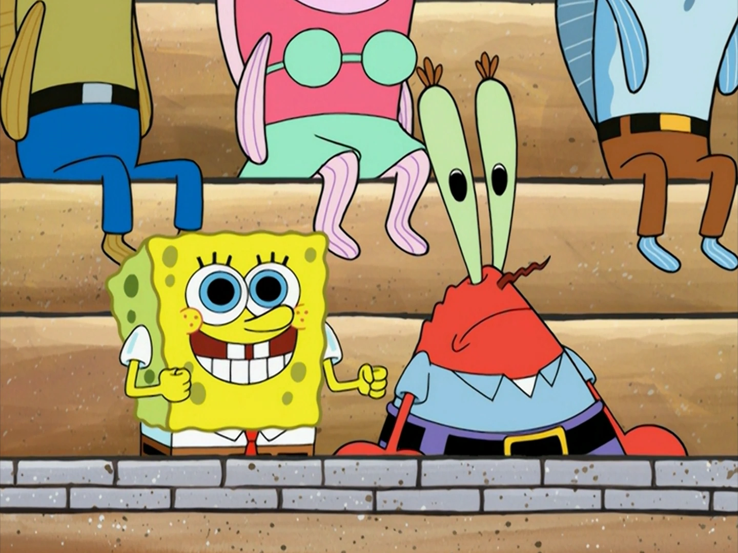 Friendly reminder that SpongeBob was fully prepared and excited to see ...