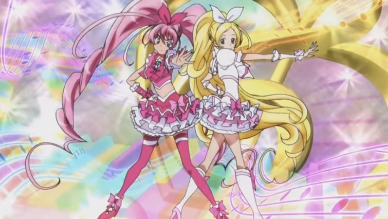 🤍💖 Suite Battle pt. 1! 🎼🤍 Cure Melody🎤🎹💖 vs. Cure Rhythm 🩰🤍 | Fandom