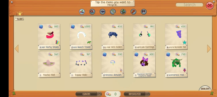 Party items & light/dark items ft! | Fandom