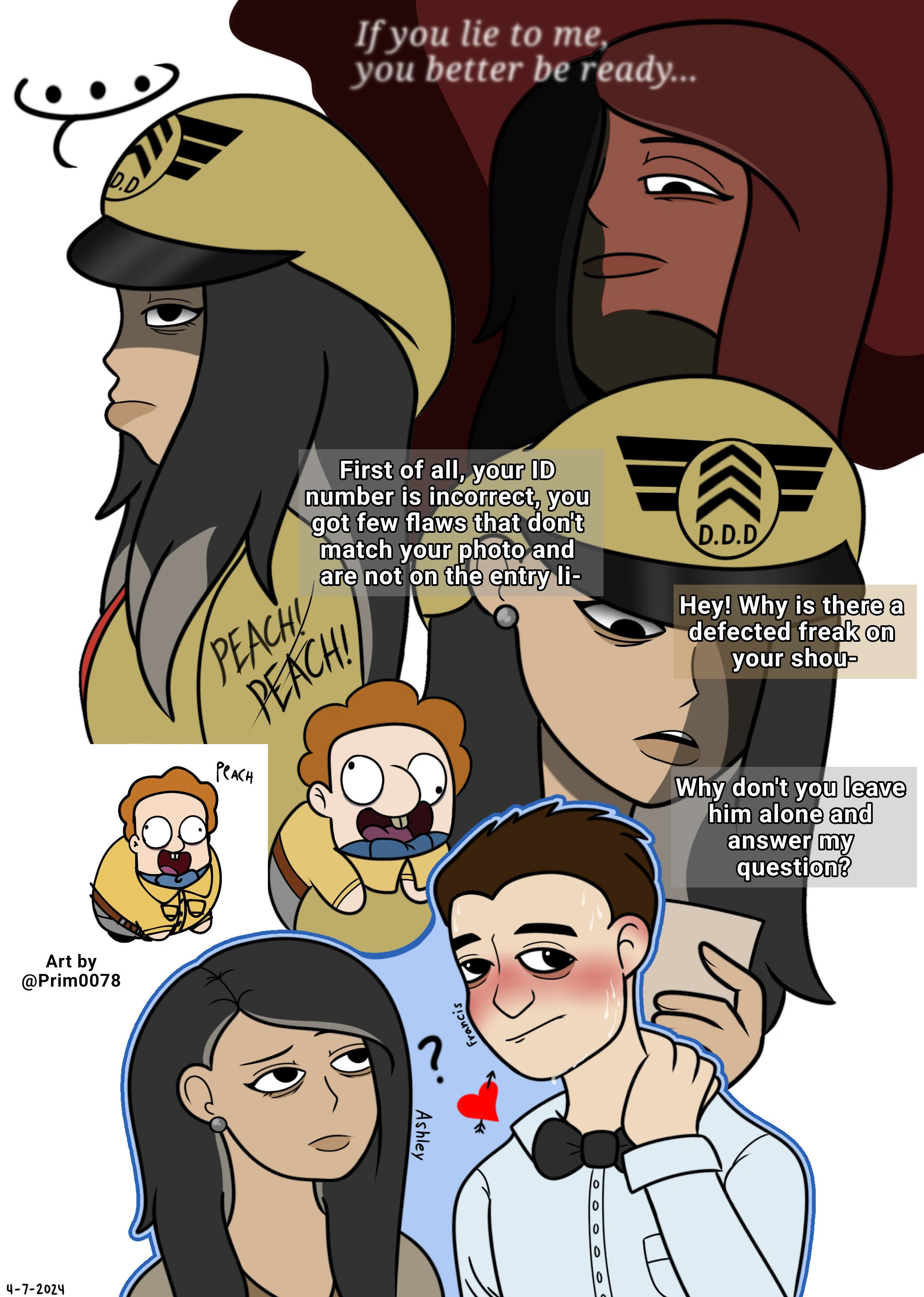 Your regular Ashley art post (ft. Francis Mosses and the little peach ...