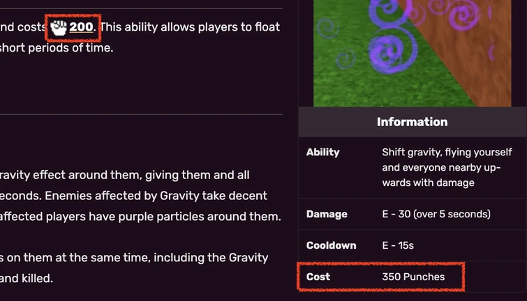 Ability Page Errors | Fandom
