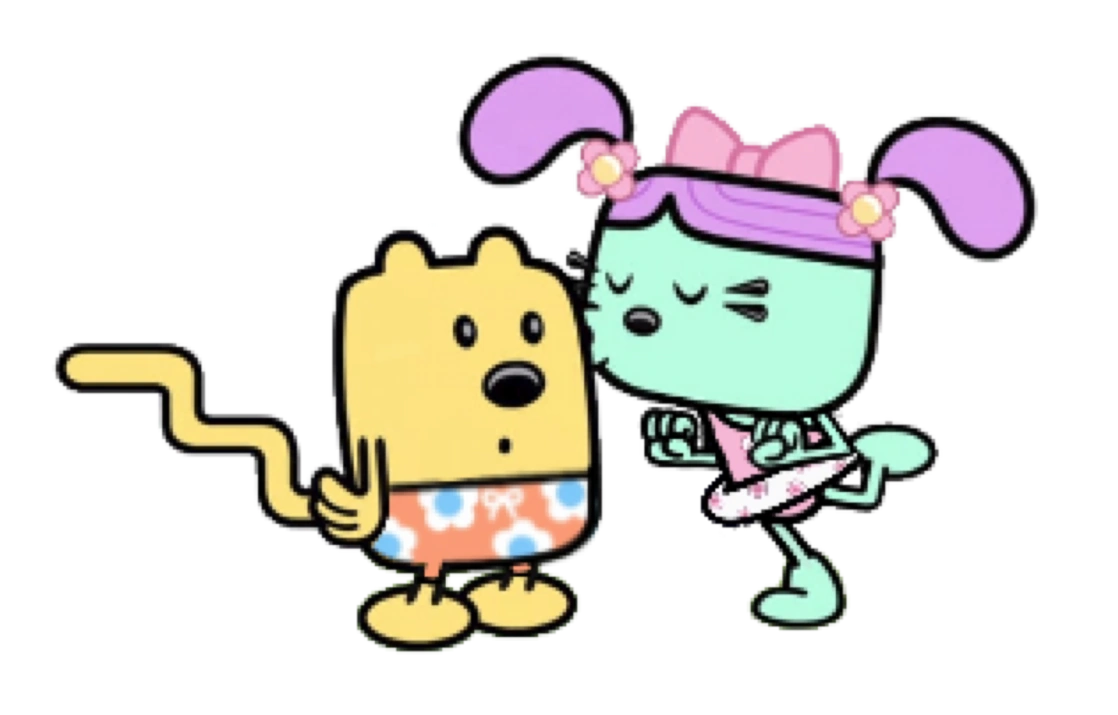 Daizy kisses Wubbzy, but they have their swimsuits | Fandom