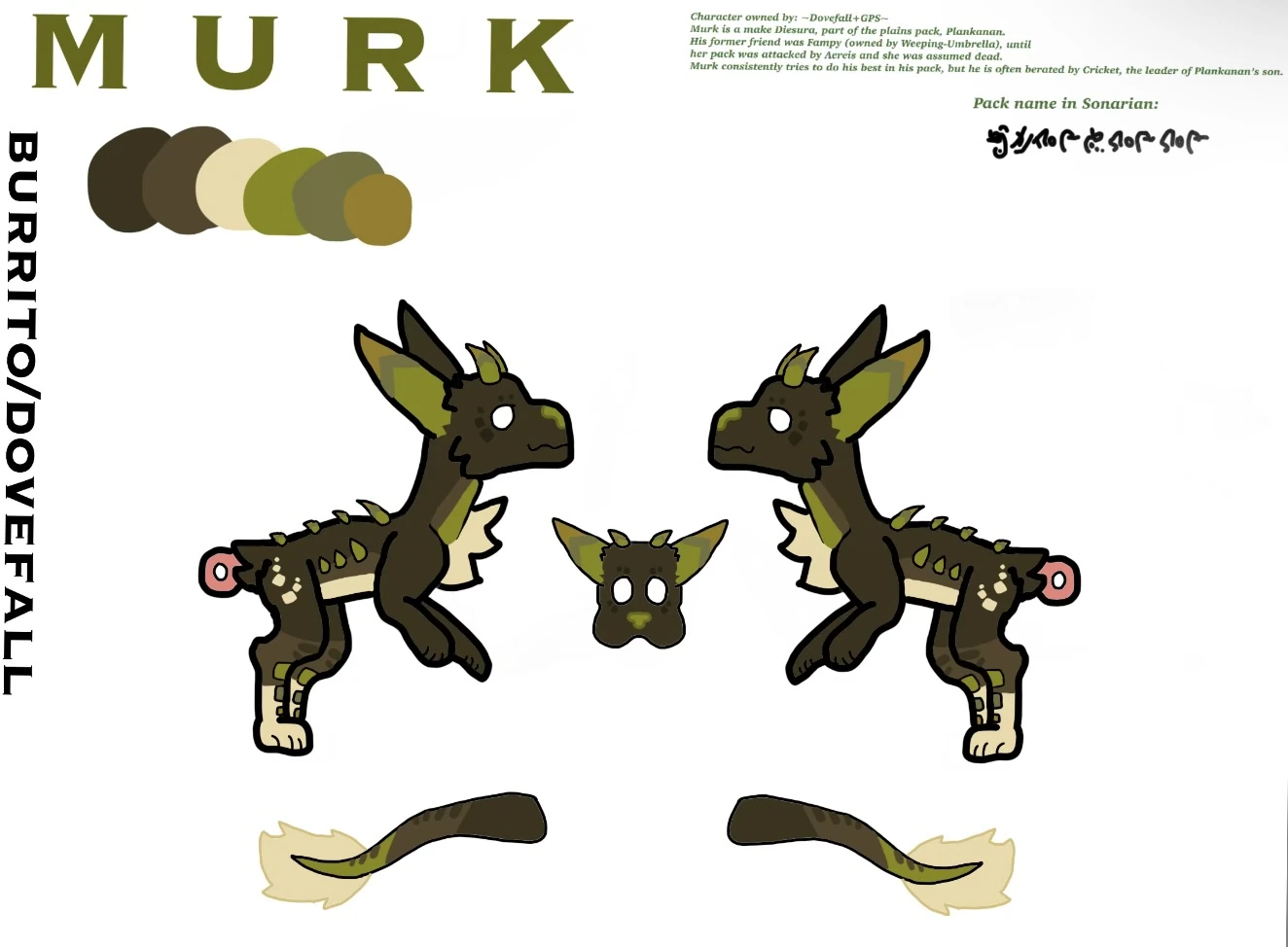 Updated Murk ref sheet and fanart! | Fandom