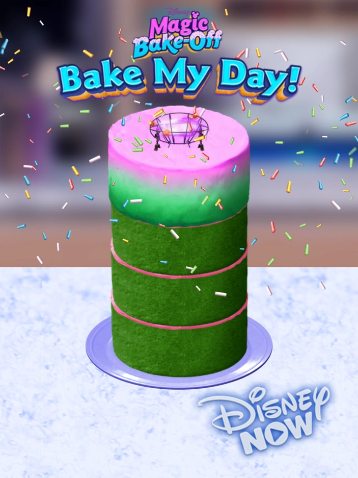 I bake the cake in Disney's Magic Bake-Off Bake My Day! Zombies Cake ...