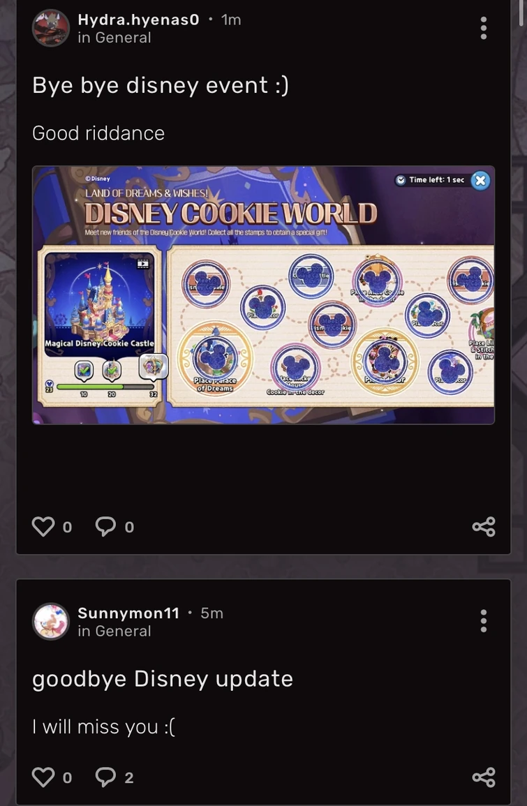 Bye bye disney event :) | Fandom
