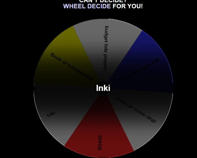 The first 6 images on this post will be on a wheel decided which will ...