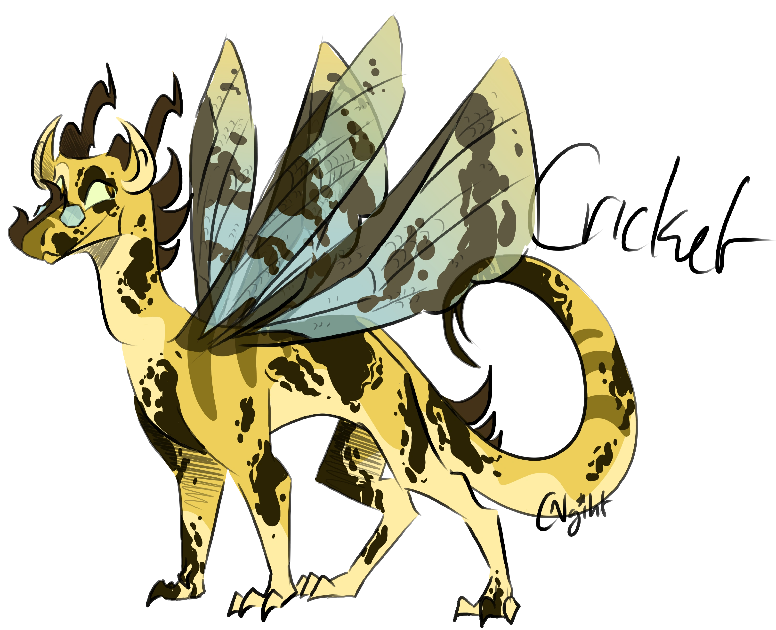 Canon Character Refs Revamped Day 25, Cricket | Fandom