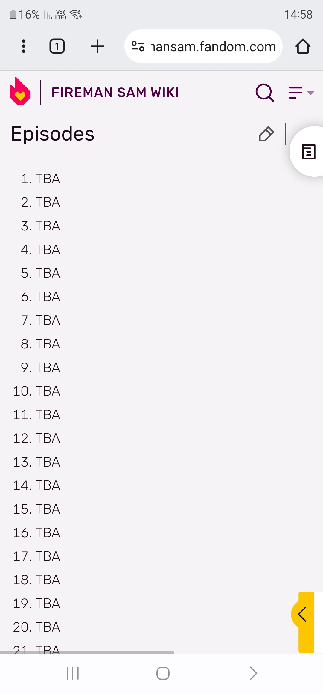 What's the new first episode name please? There's no episode names on ...