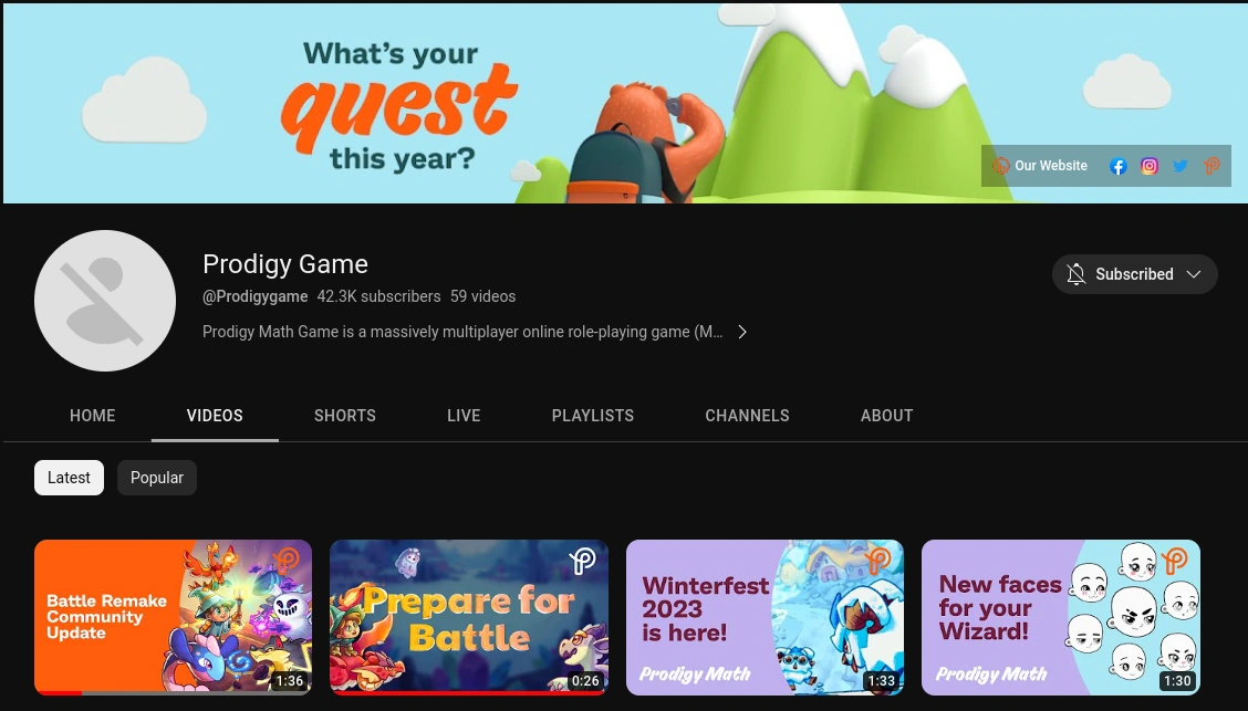 What's Wrong with the Prodigy Game YouTube Channel? | Fandom