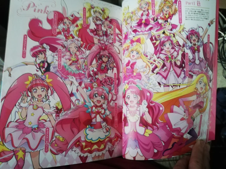 About the colors of 3 girls. I had a question while reading PreCure ...