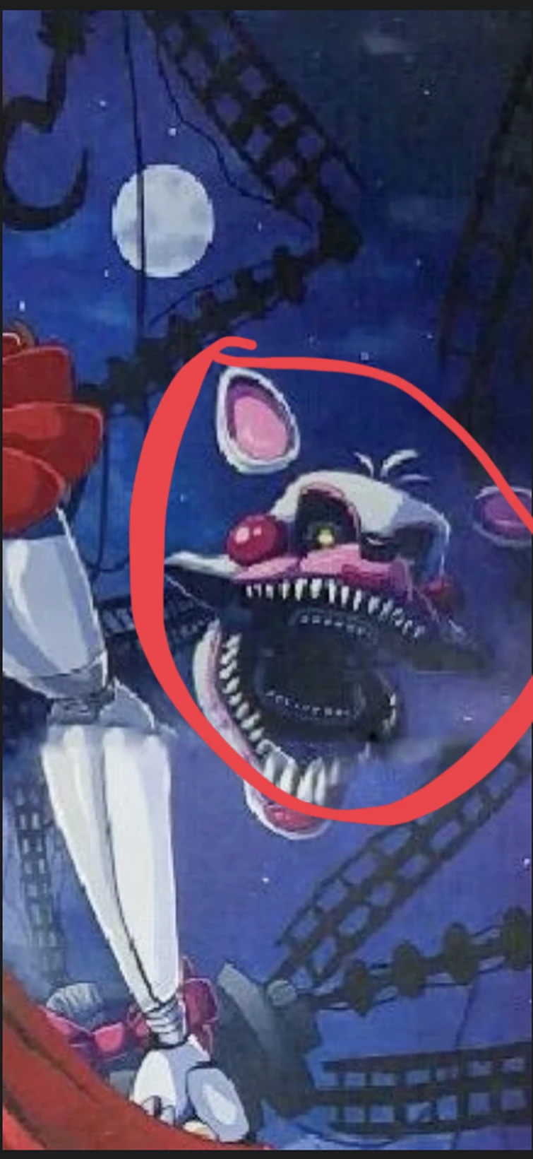 And yes, with the new The Fourth Closet Graphic novel, a new part of the Funtime Foxy—Mangle ...