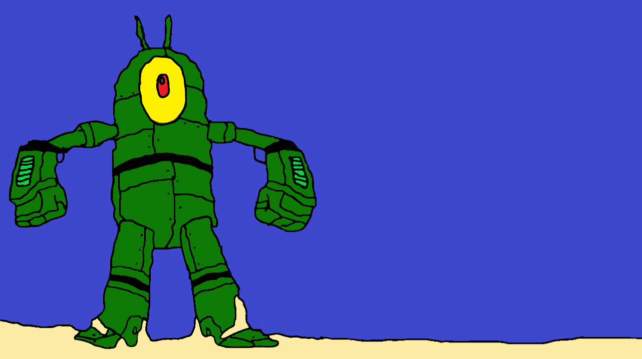 I redrew Plankton's Robot, Tank Coming Part 2! | Fandom