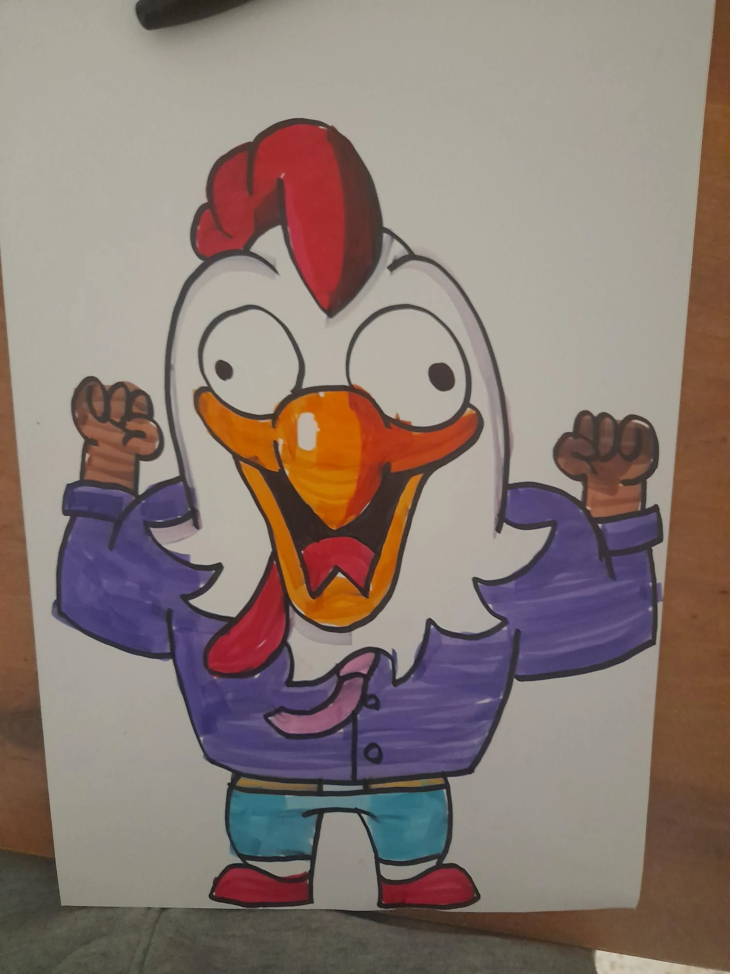 My drawing of the Rumbleverse chicken | Fandom