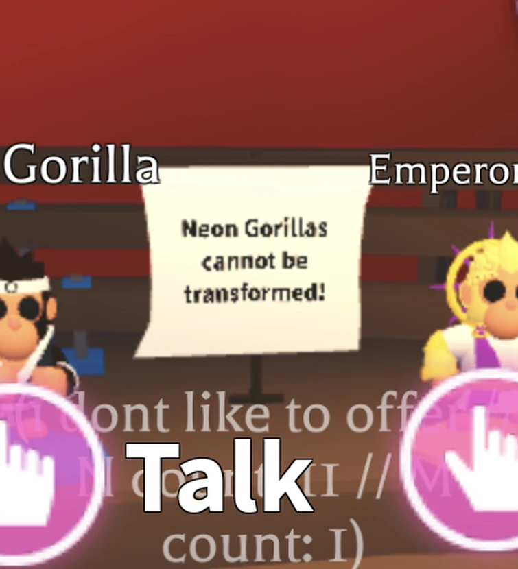 Wait so the neon gorilla trick wont work anymore?? 😭 | Fandom